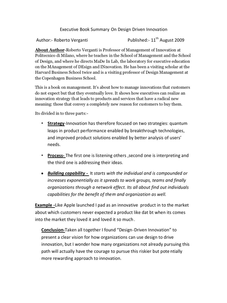 Executive Book Summary | PDF