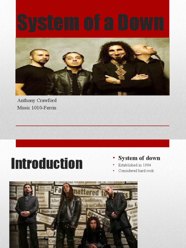 system of a down | Song Structure | Musicology