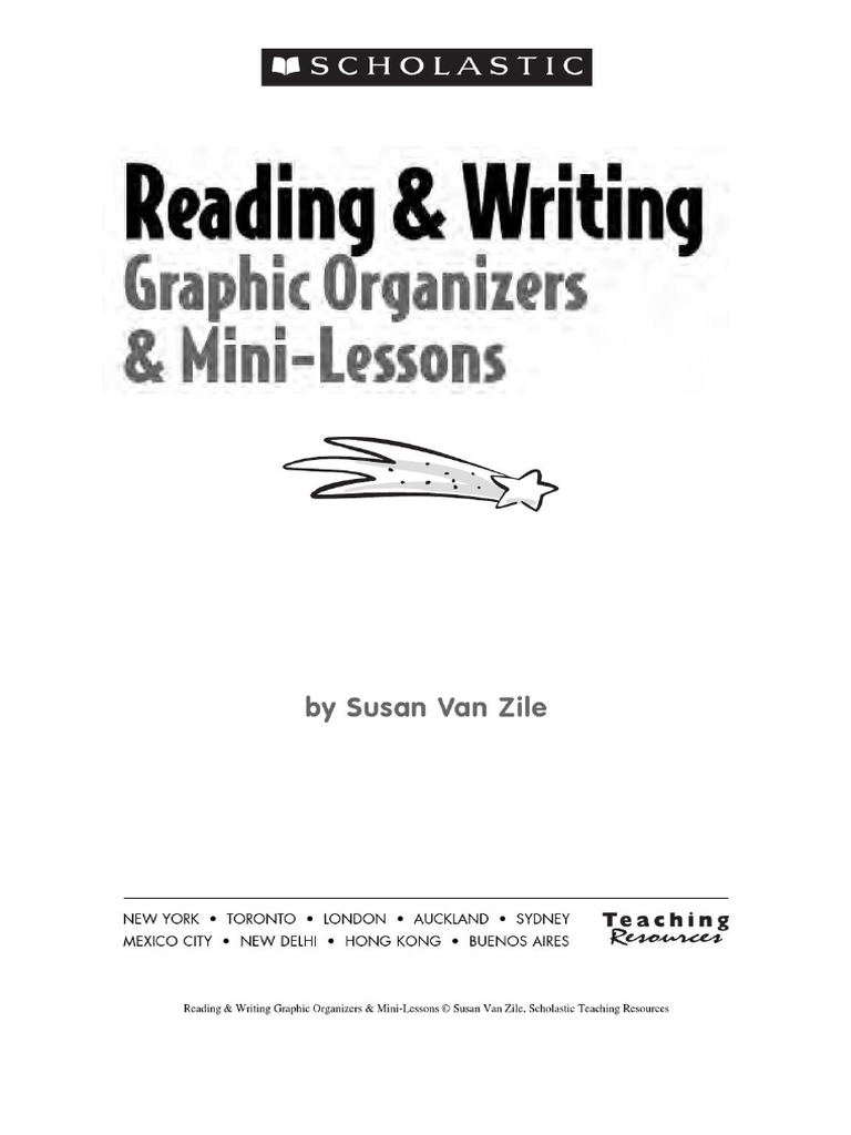Reading & Writing Graphic Organizers & Mini-Lessons | PDF