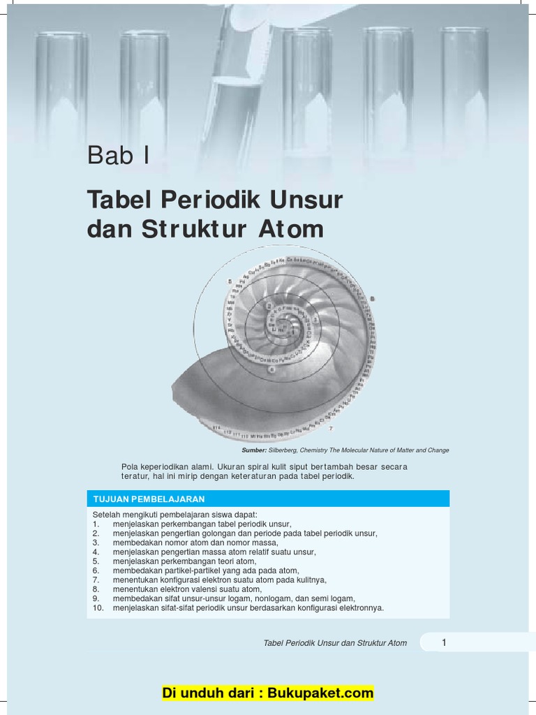 Bab 2 Tabel Periodik Unsur Dan Struktur Atom PDF | PDF | Metode & Bahan Ajar