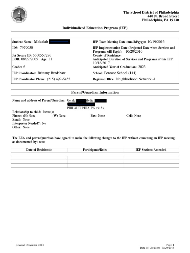 class iep | Individualized Education Program | Special Education