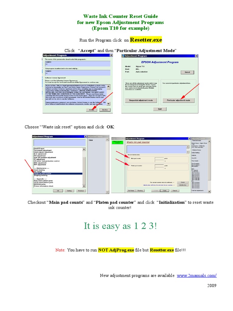 Reset Instructions | PDF