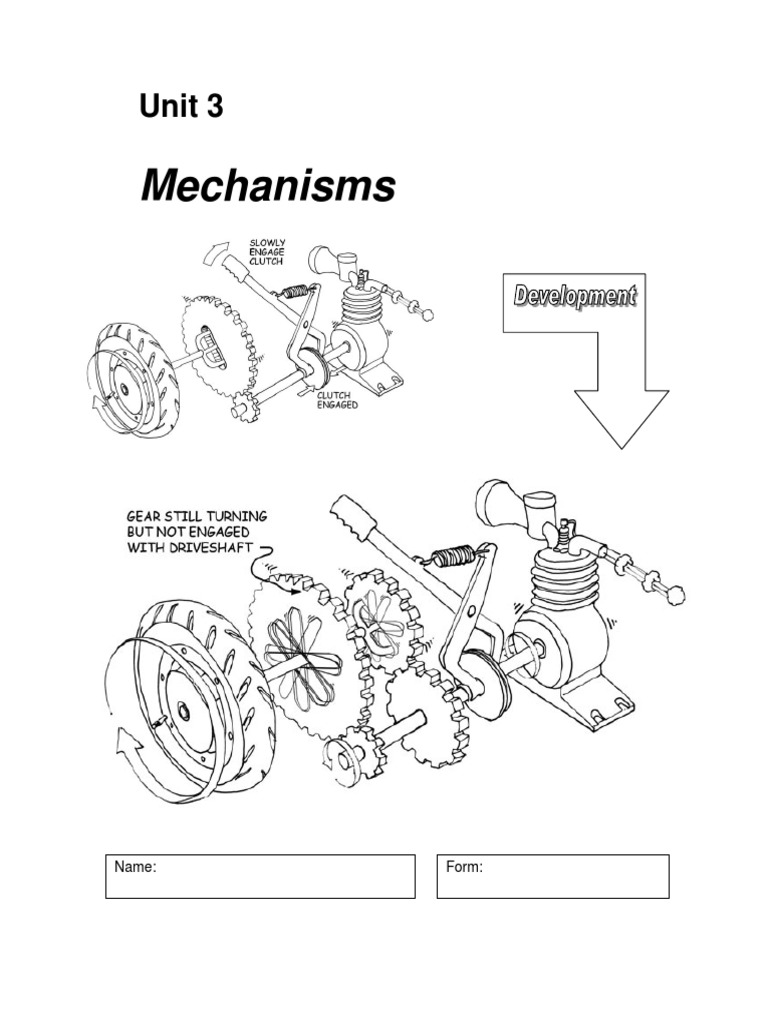 3 Mechanisms | Transmission (Mechanics) | Lever