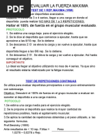 Test de Ruffier Dickson - Protocolo y Analisis | PDF | Legumbres