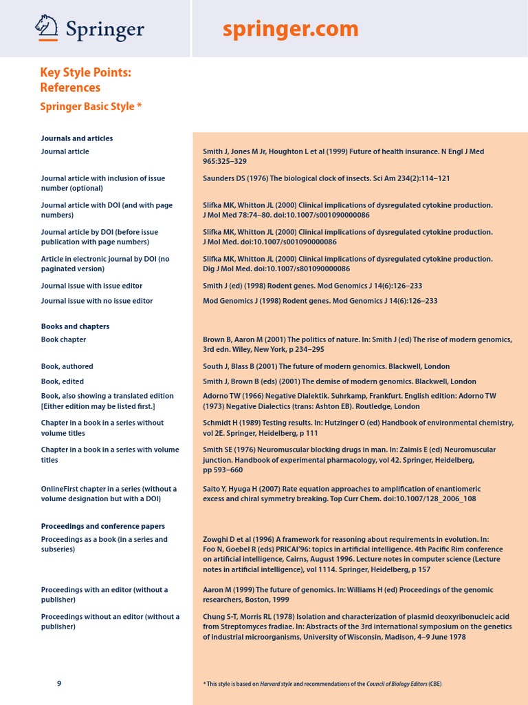 Key Style Points BasicRef PDF | PDF