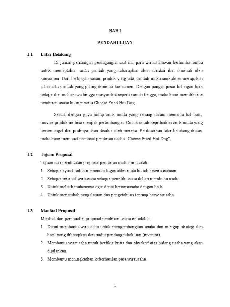3 Isi Proposal | PDF