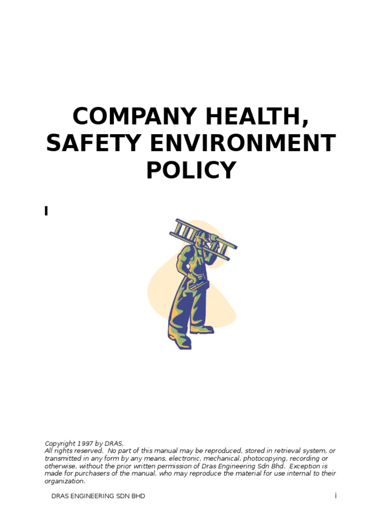 Construction Safety Policy General | Download Free PDF | Occupational ...