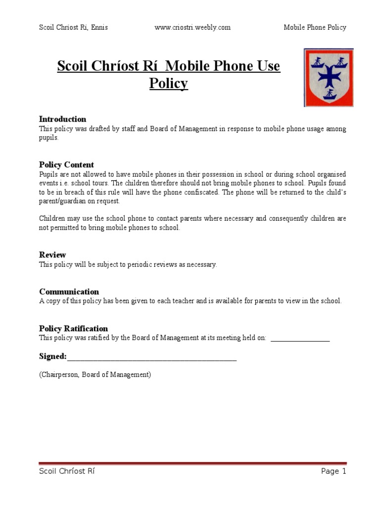 Mobile Phone Use | PDF