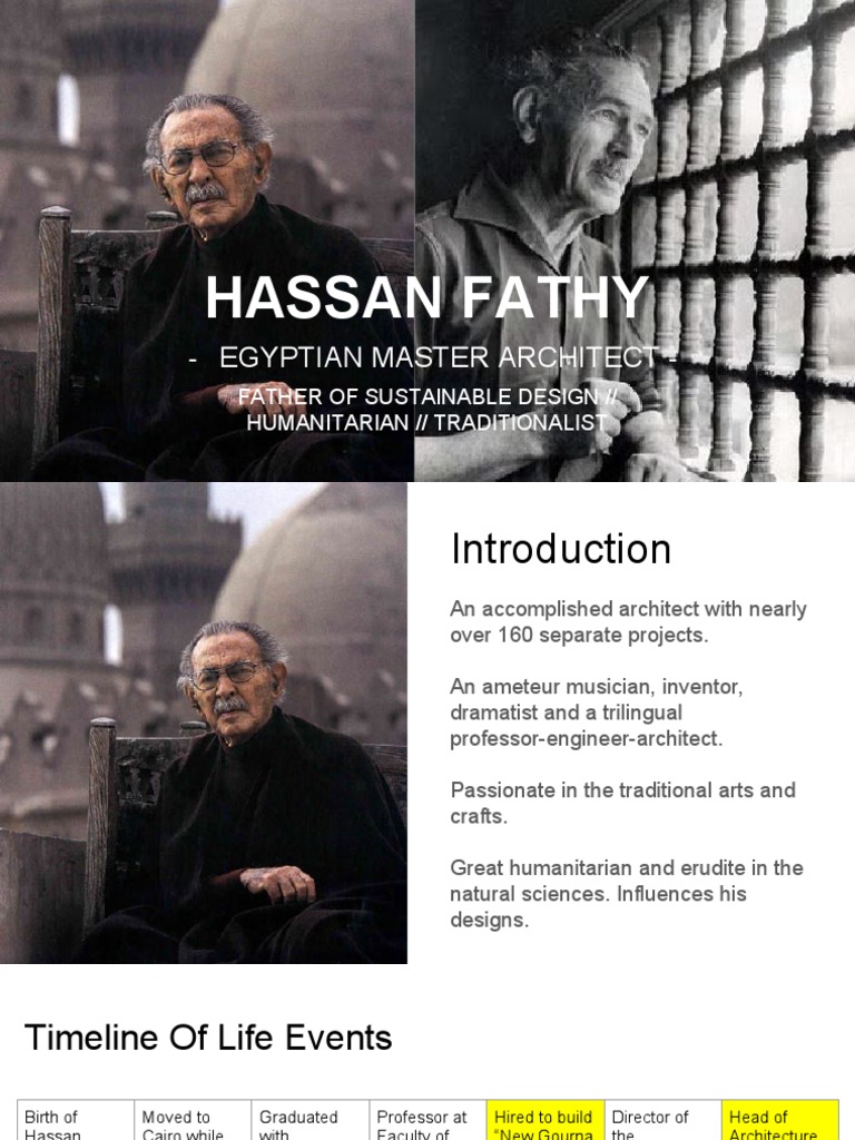 Hassan Fathy - Semester II | PDF | Vault (Architecture) | Architectural ...
