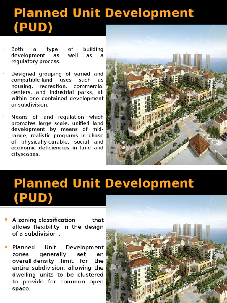 Planned Unit Development (Pud) | PDF | Urban Planning | Urban Geography