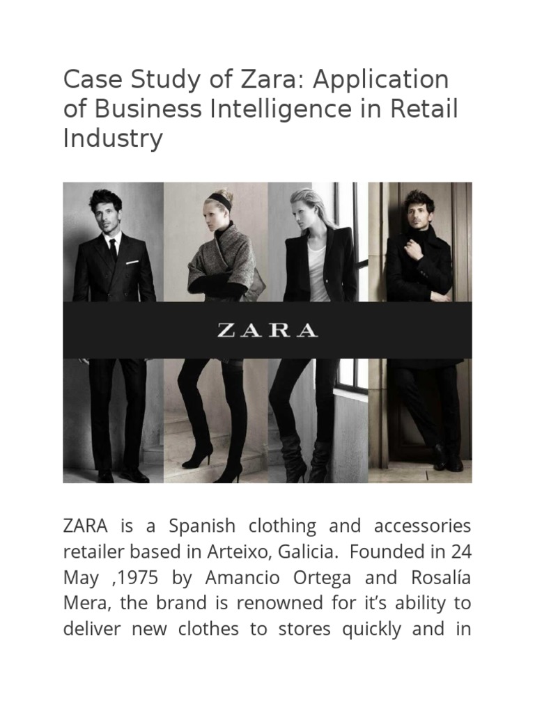 Case Study of Zara | Business Intelligence | Information Technology ...