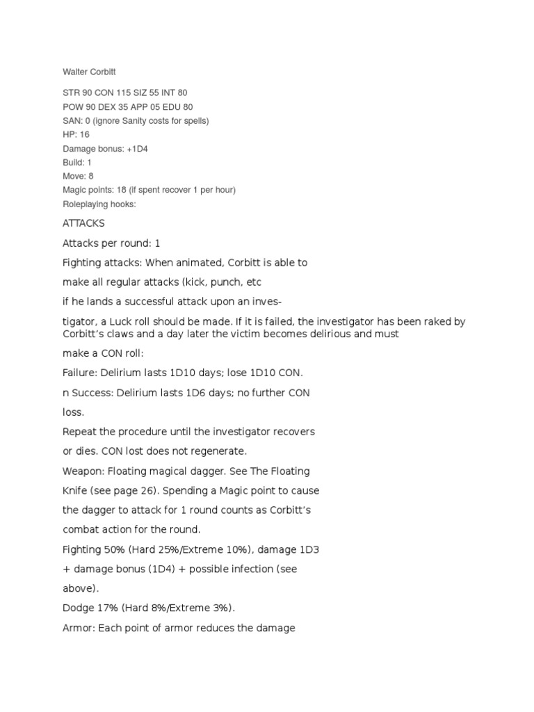 Walter Corbitt | PDF