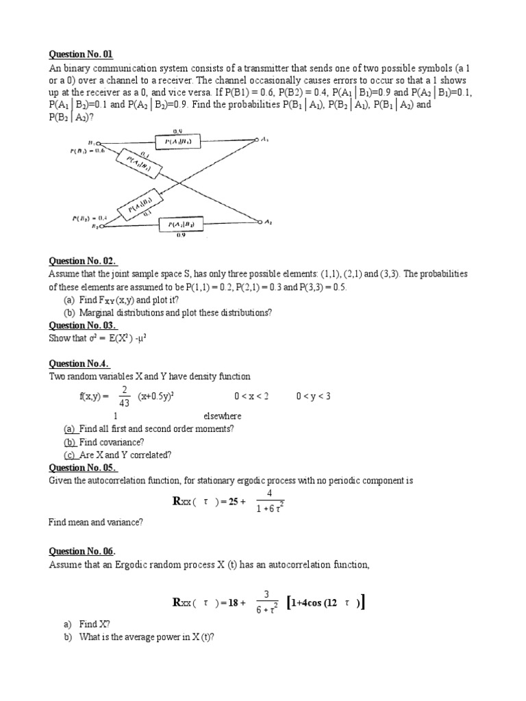 Assignment | PDF | Autocorrelation | Variance
