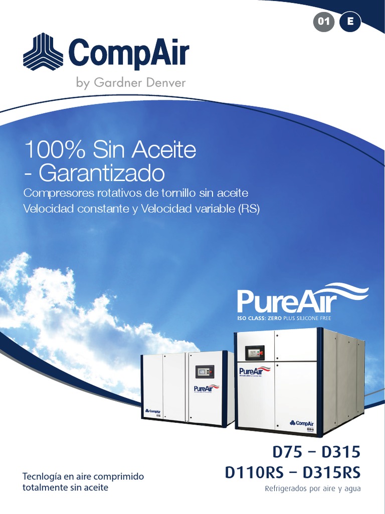 Compresores CompAir | PDF | Ingeniería de confiabilidad | Refrigeración