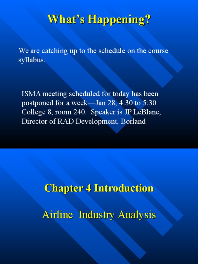 Airline Industry Analysis | PDF | Airline Hub | Airlines