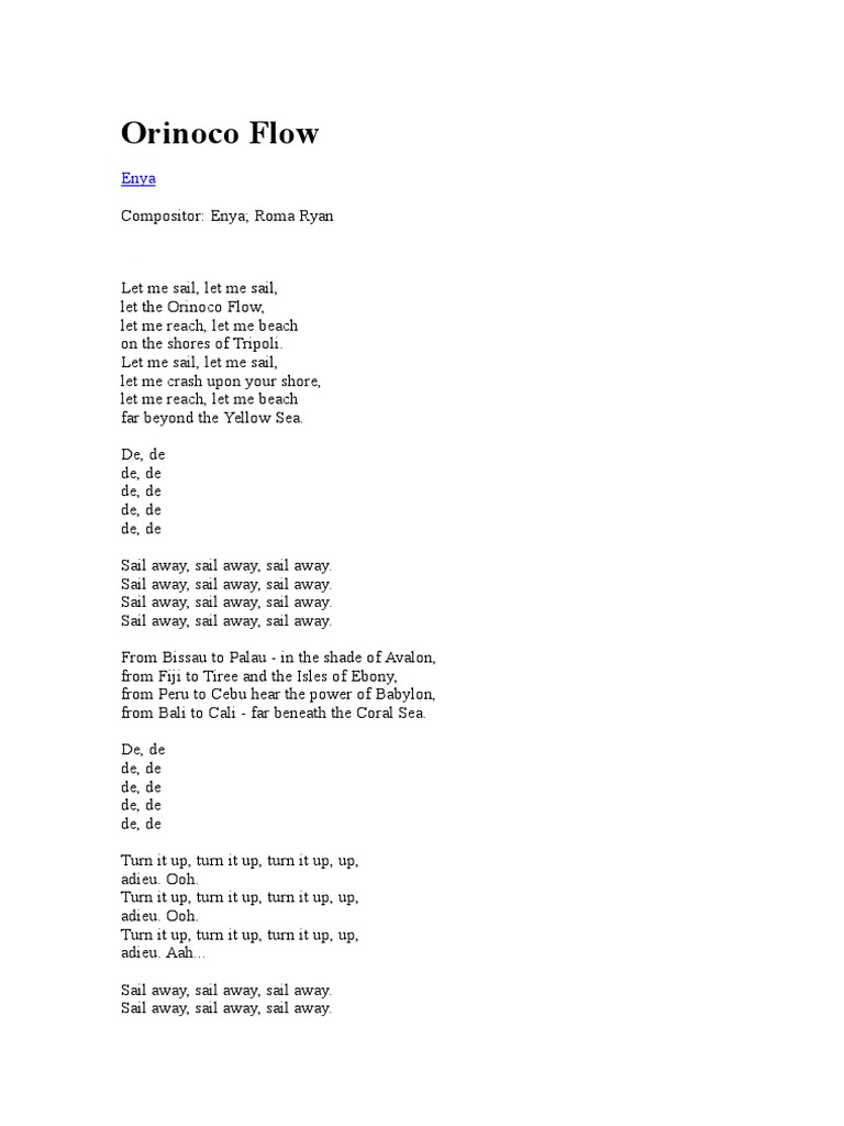 Orinoco Flow | PDF | Oceanography | Nature