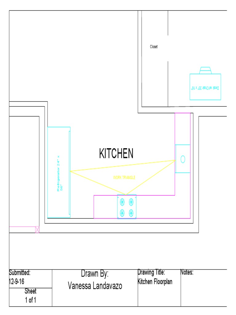 Kitchen Floorplan | PDF