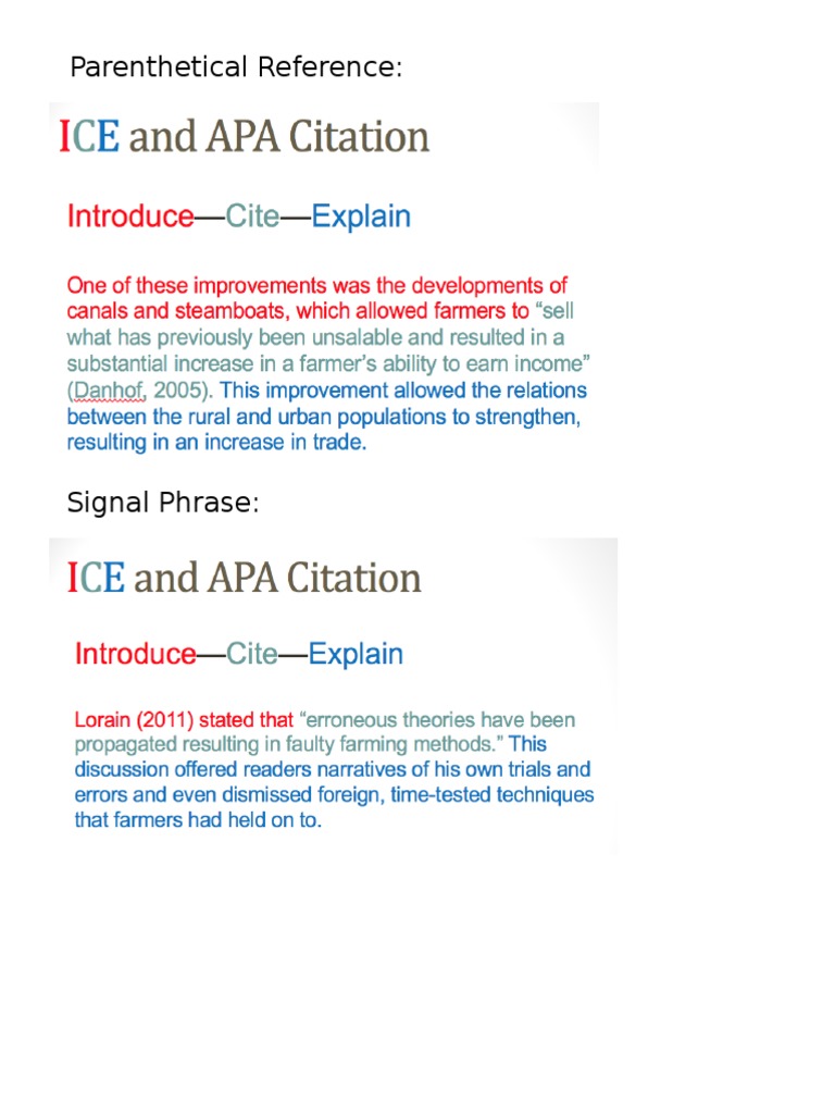 Parenthetical Reference | PDF