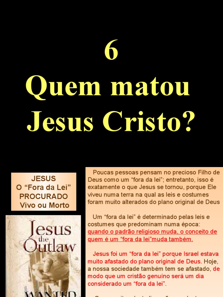 Quem Matou Jesus Pdf Cabala Jesus