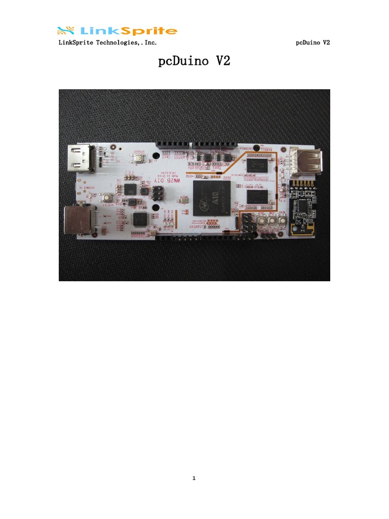 Pcduino V2 Pdf Secure Digital Flash Memory