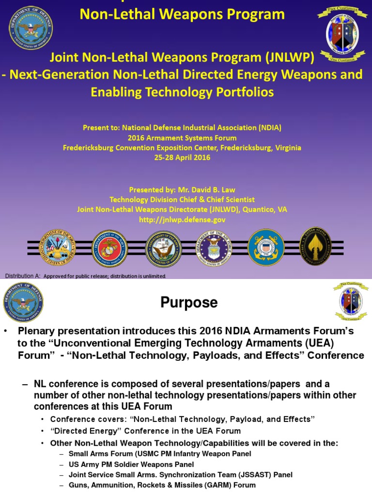 Law JNLWDP Directed Energy | PDF | United States Department Of Defense ...