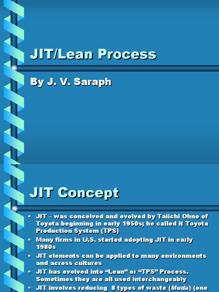 JIT Lean Solutions | PDF | Lean Manufacturing | Accountability