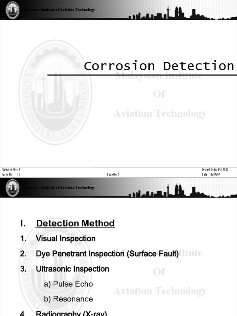 Slide 3 Corrosion Detection | PDF | Corrosion | Lubricant