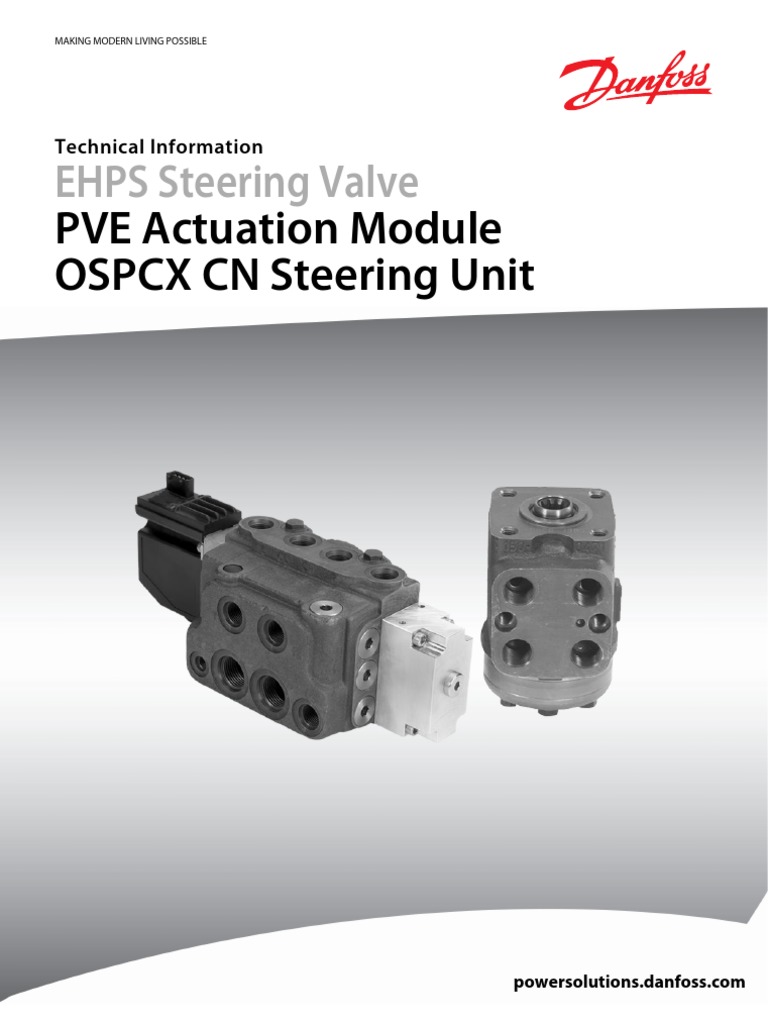 Danfoss EHPS Steering Valve | Valve | Actuator