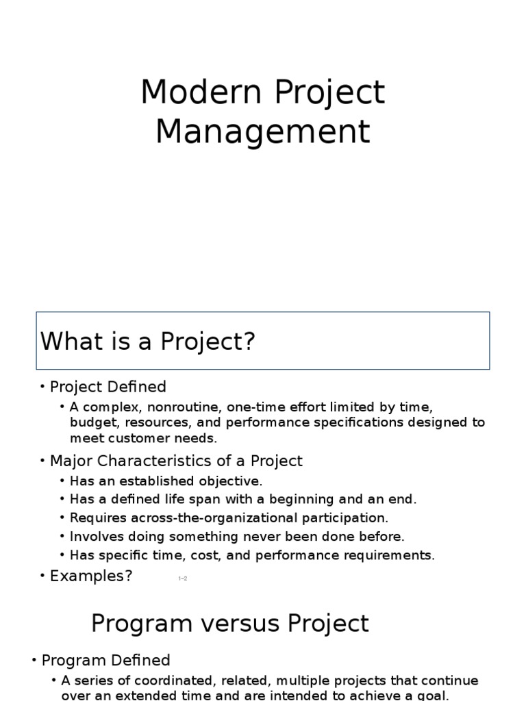 Essentials of Modern Project Management | PDF | Product Lifecycle ...