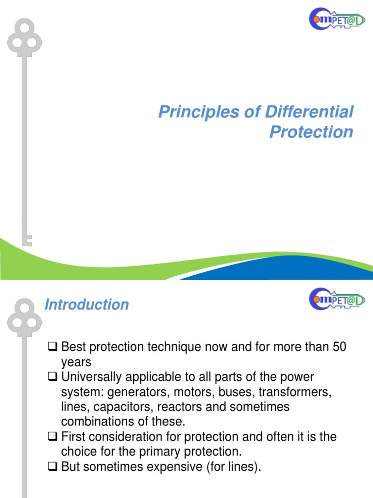 05 Differential Protection | PDF | Transformer | Relay