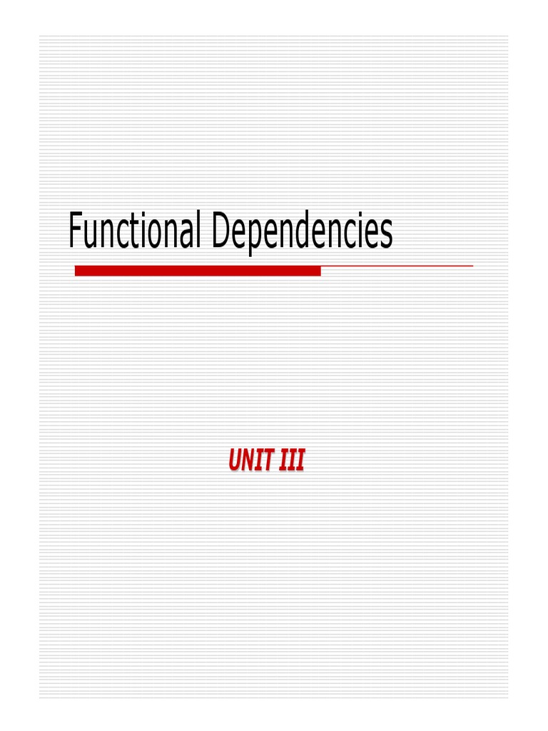Functional Dependencies | PDF | Databases | Areas Of Computer Science