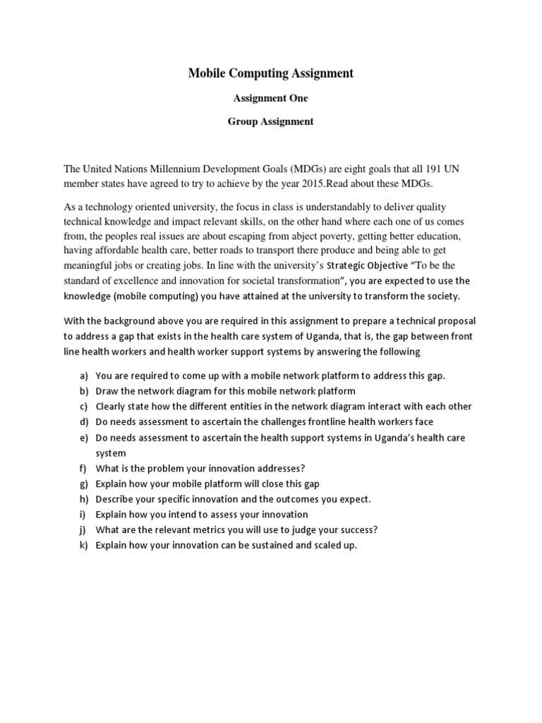 Mobile Computing Assignment Pdf