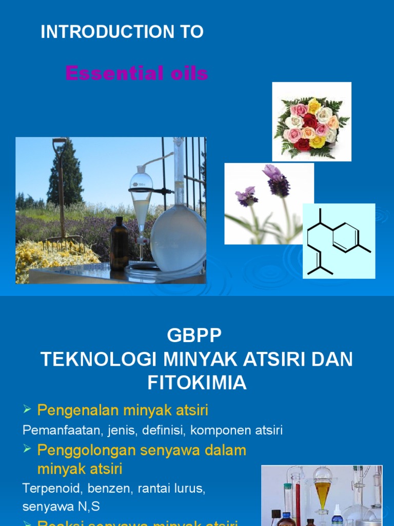 Essential Oils: Introduction To | PDF | Resin | Essential Oil
