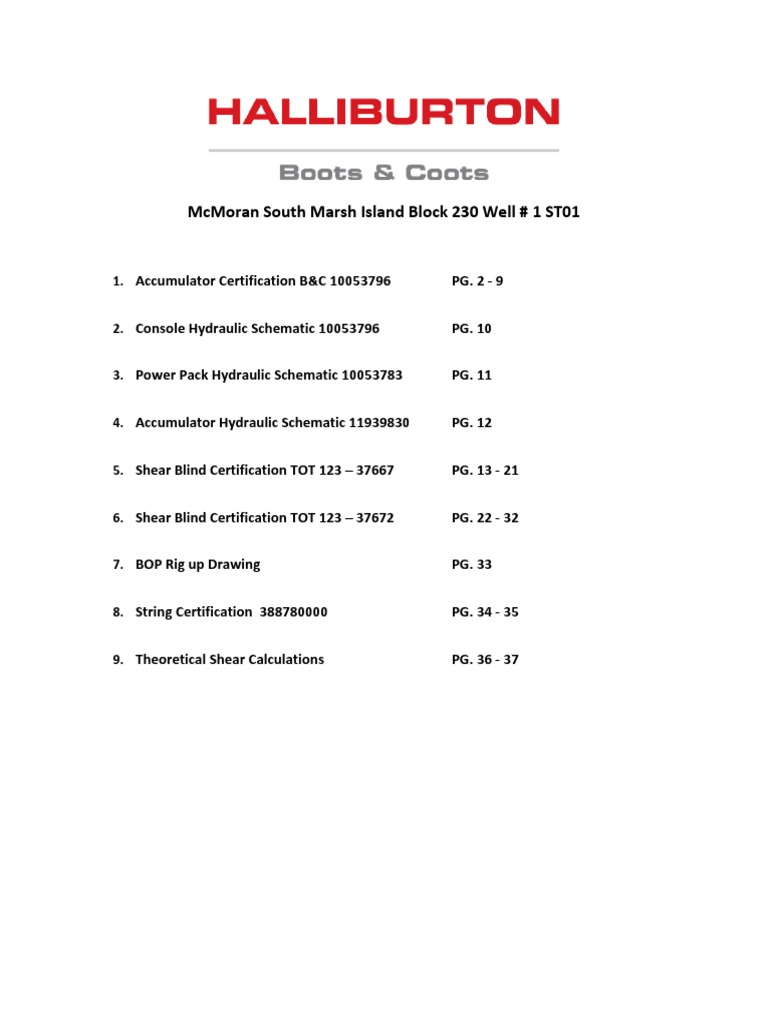 Performance Testing and Certification of Boots & Coots CT Well Control ...