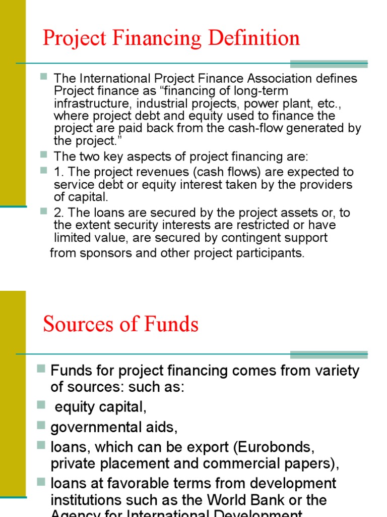 Project Financing1 | PDF | Public–Private Partnership | Project Finance