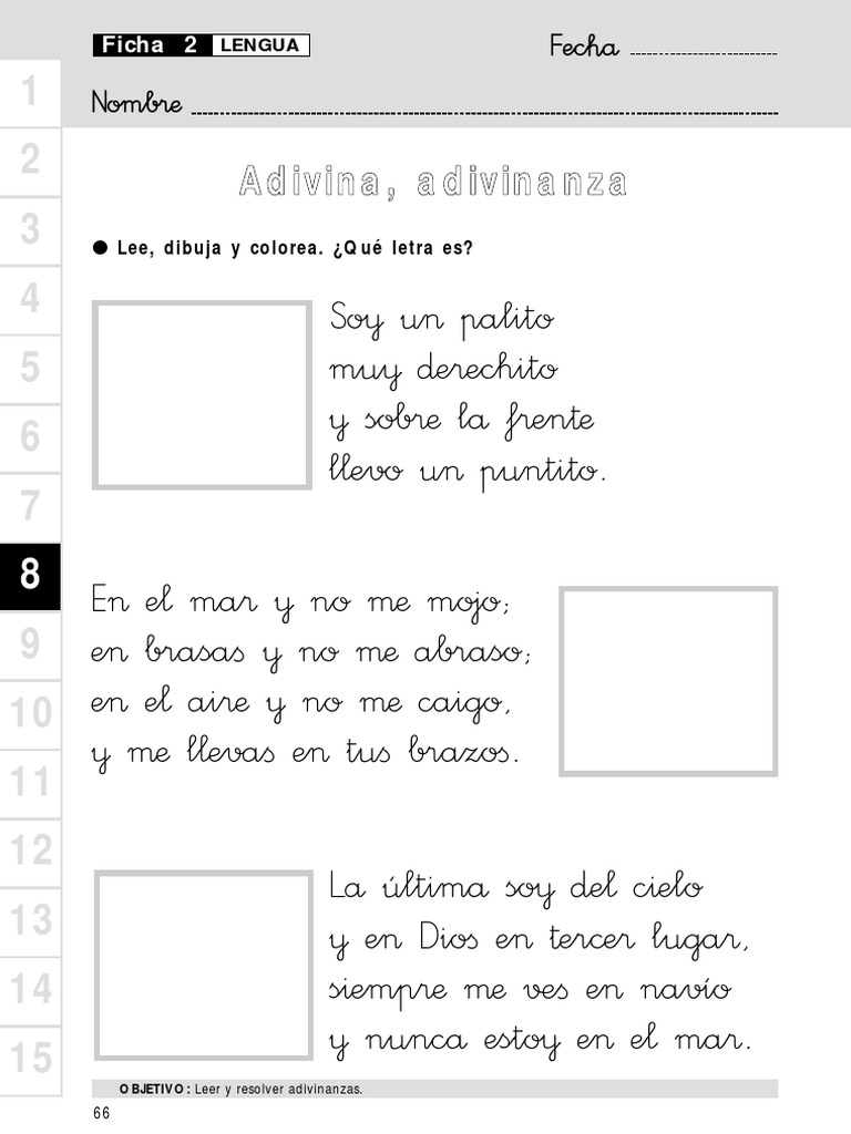 Actividades Lenguaj 1 Âº Priamaria PDF | PDF