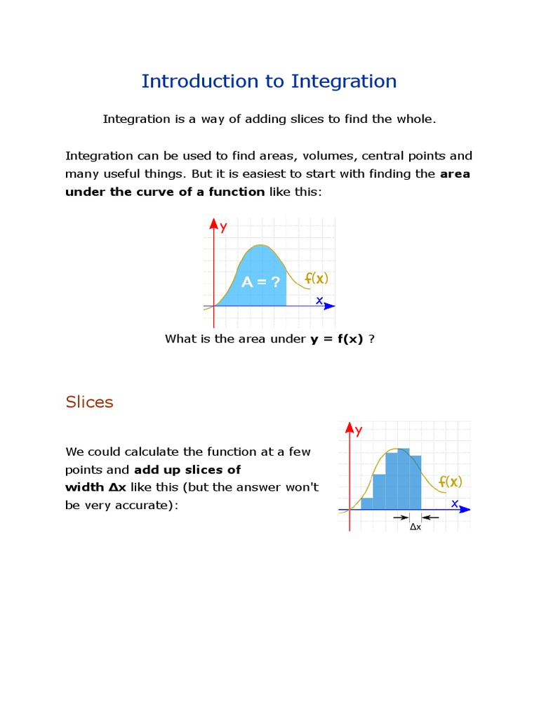 Real-Life Applications of Integration | PDF | Integral | Trigonometric ...