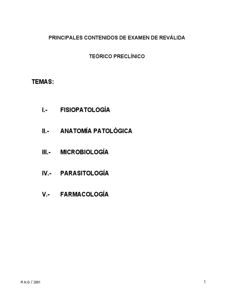 Rev Guia Examen Revalida | PDF | Sistema inmune | Inmunología