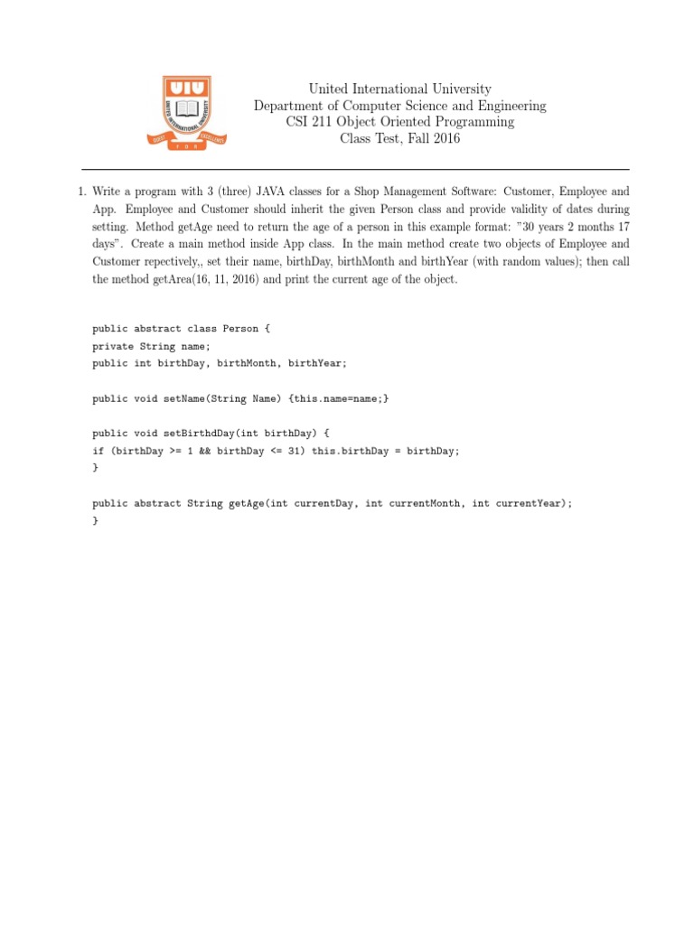 Object Oriented Programming | PDF | Teaching Methods & Materials