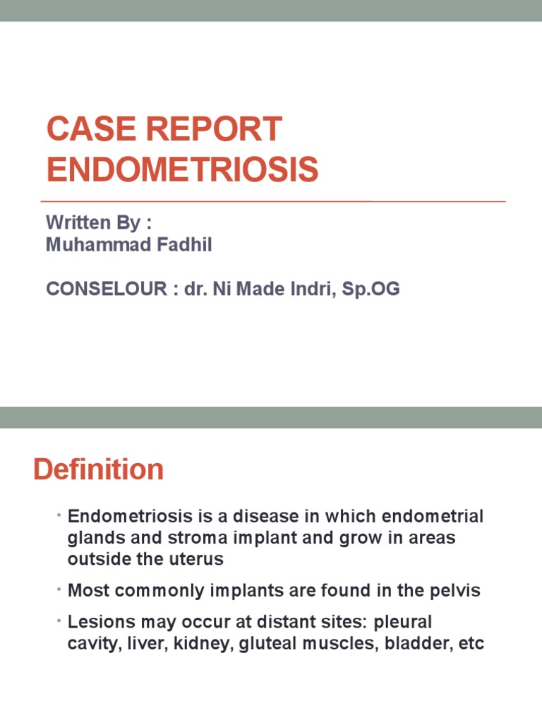 Case Report | PDF | Gynaecology | Women's Health