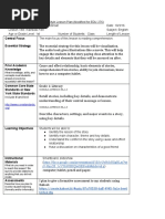 Shared Reading 5 Day Literacy Plan | PDF | Butterfly | Reading (Process)