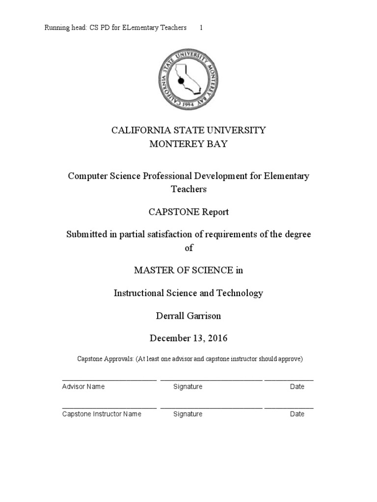 Final Computer Science Professional Development ELearning For ...