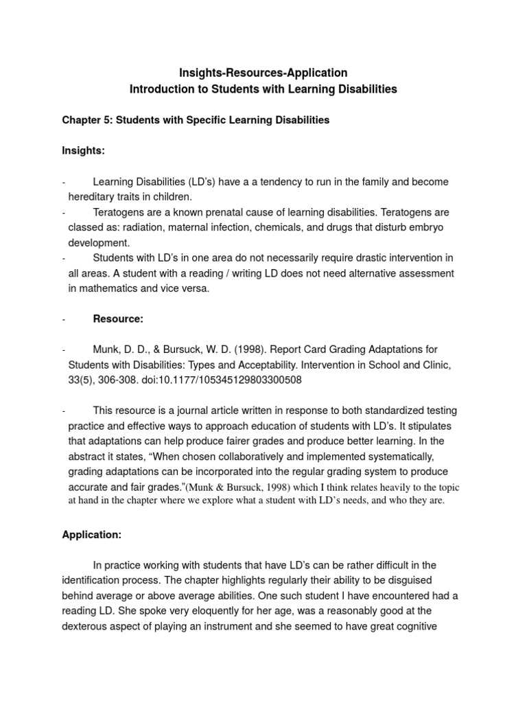 Cpa 7 | PDF | Learning Disability | Educational Assessment