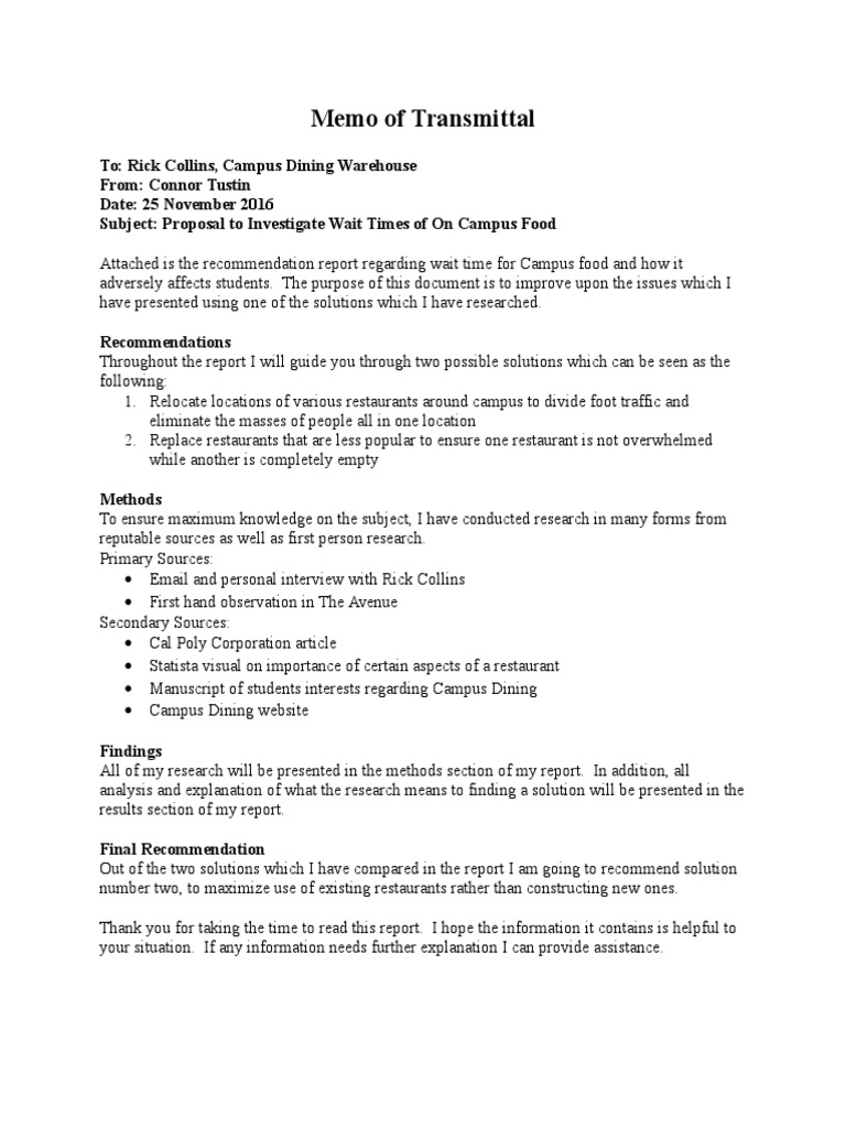 Recommendation Report Final Draft | PDF | Restaurants | Statistics