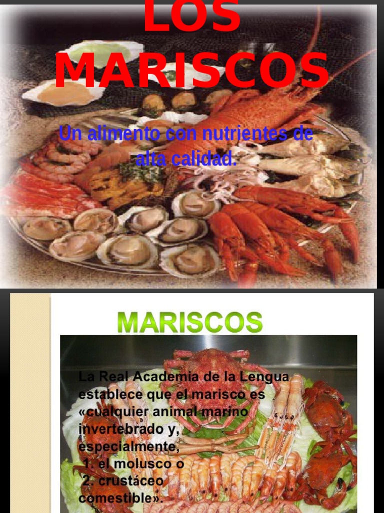 Los Mariscos | Moluscos | Pescado como alimento