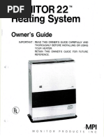 MPI Monitor 422 Heater Manual | PDF | Pipe (Fluid Conveyance) | Kerosene