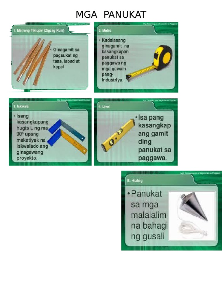 Mga Panukat Epp5 | PDF