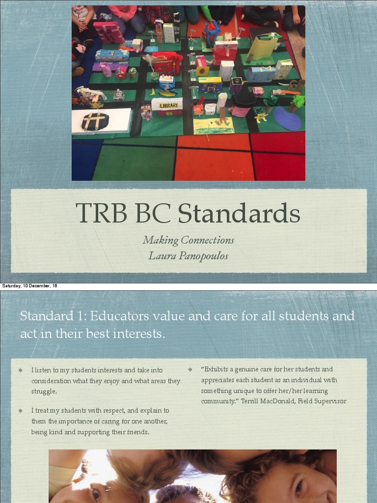 TRB Standards | PDF | Teachers | Curriculum