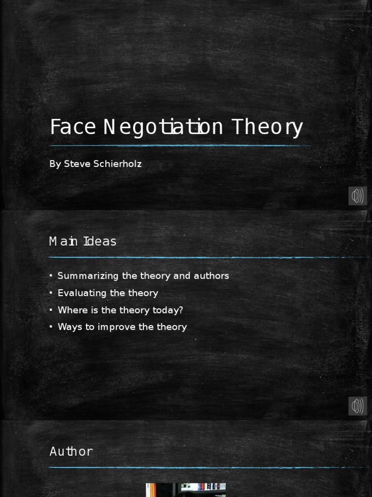 Face Negotiation Theory | PDF