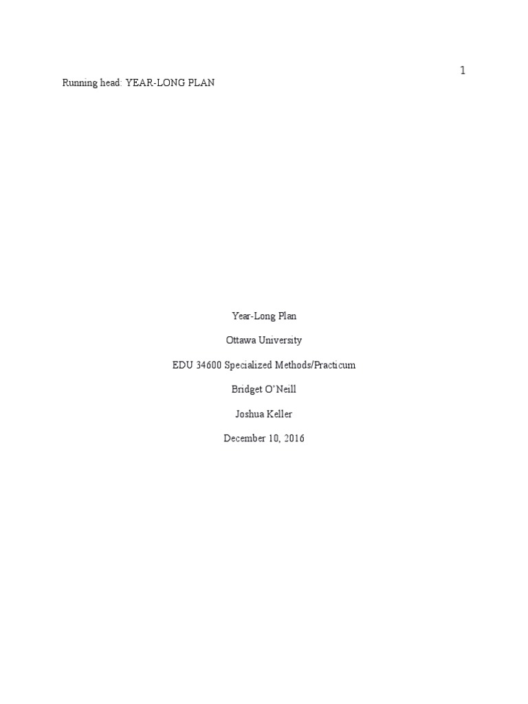 8 Keller - Year-Long Plan | PDF | Chord (Music) | Bass Guitar